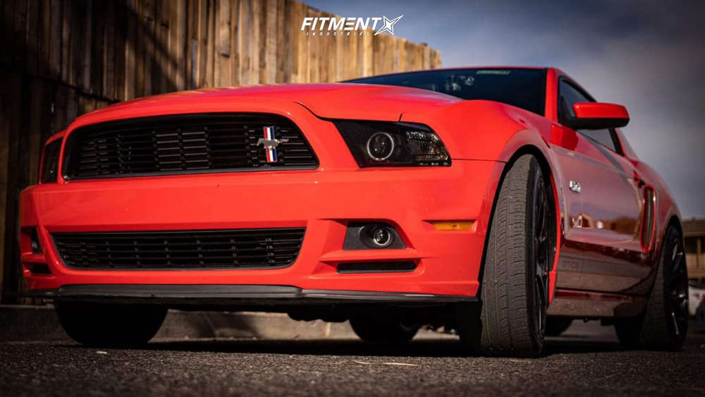 2013 Ford Mustang GT with 20x9.5 Konig Ampliform and BFGoodrich 245x45 ...