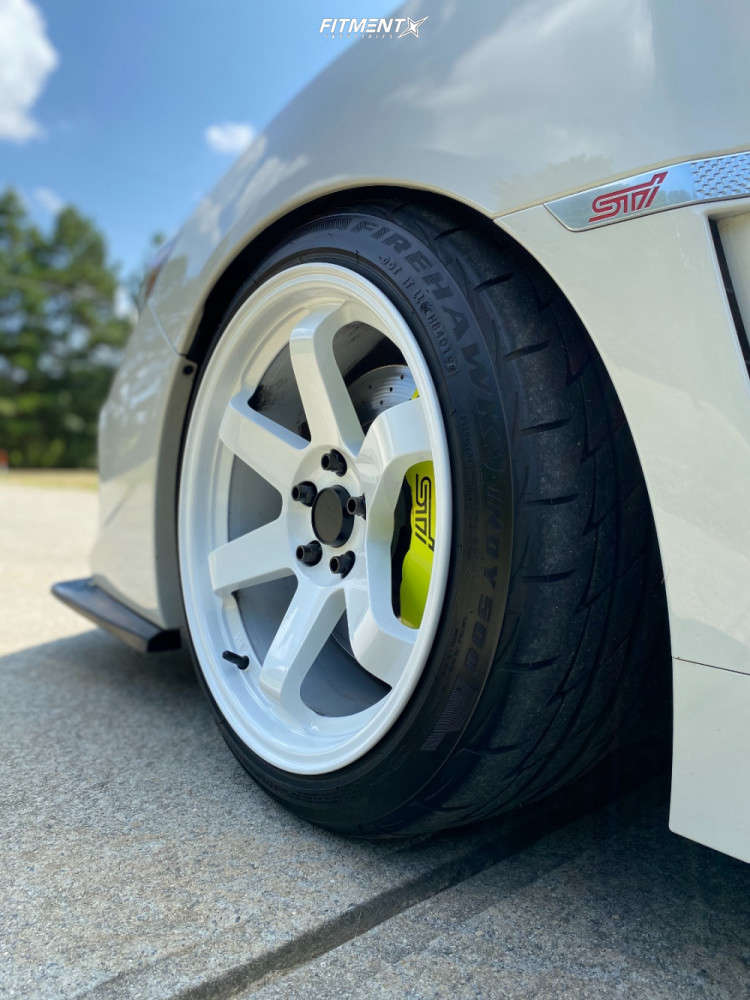 2019 Subaru WRX STI Limited with 18x9.5 AVID1 AV6 and Firestone 235x40 ...