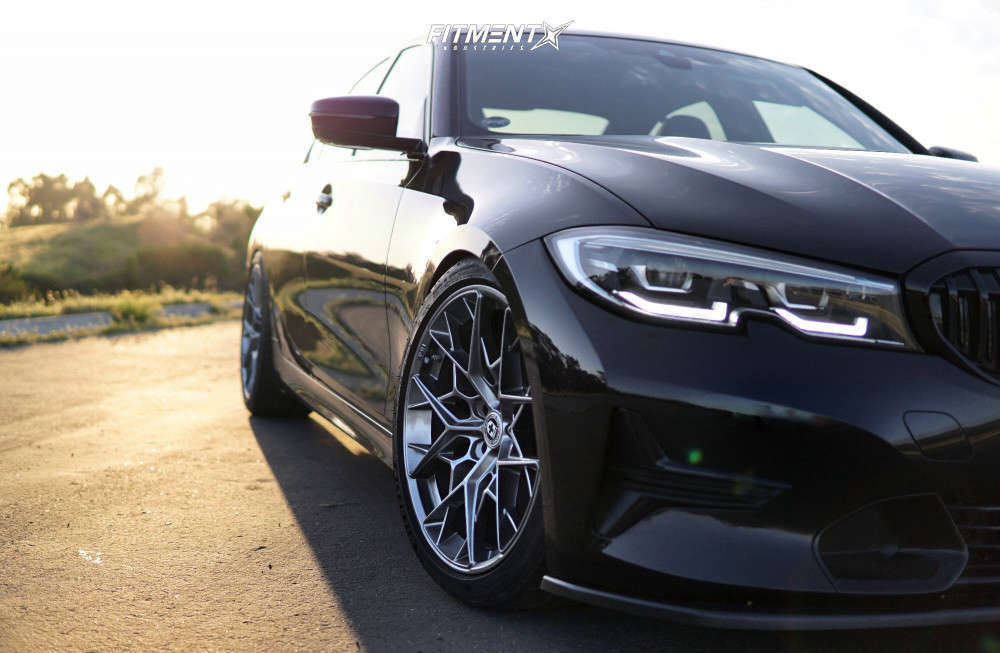 2019 BMW 330i Base with 19x9 HRE FlowForm Ff10 and Michelin 255x35 on ...