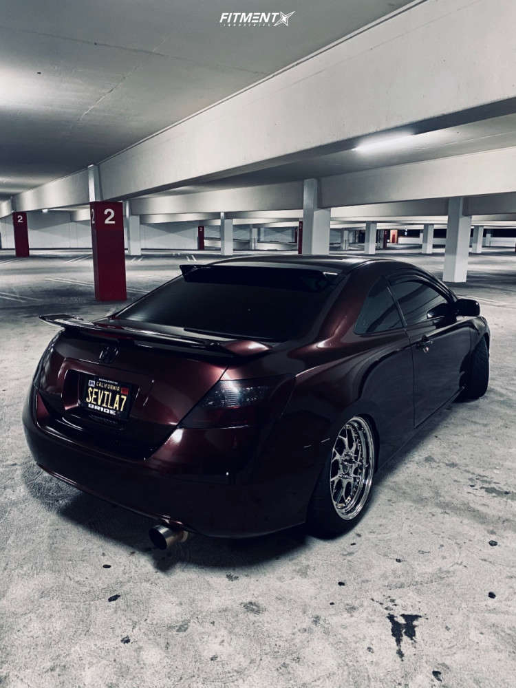 2007 Honda Civic Si with 18x8.5 Aodhan Ds01 and Federal 225x40 on ...