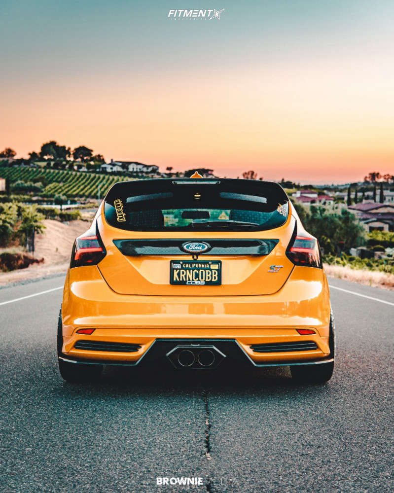 2013 Ford Focus ST with 19x8.5 Rotiform Buc-m and Nitto 255x35 on ...