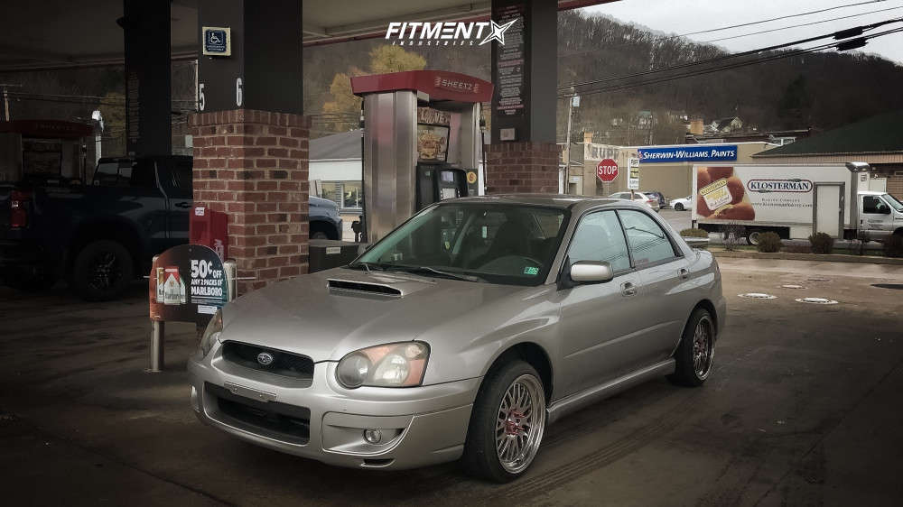 2005 Subaru WRX Base with 17x9.5 XXR 531 and Falken 225x30 on Stock ...