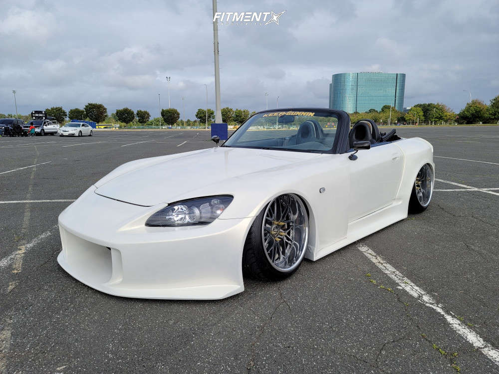 2002 Honda S2000 Base with 18x10.5 Weds Borphe and Federal 245x35 on ...