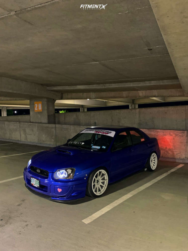 2004 Subaru WRX Base with 18x9.75 XXR 527 and Nankang 215x40 on ...