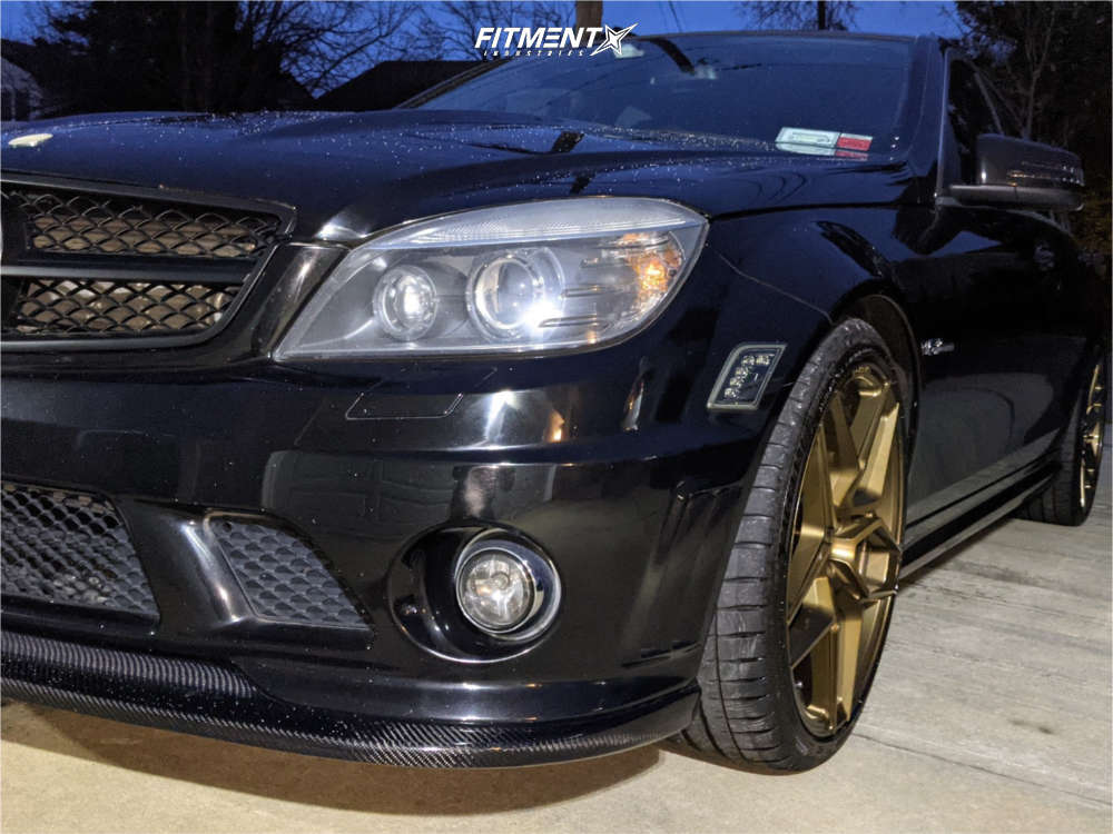 2010 Mercedes-Benz C63 AMG Base with 19x8.5 Rohana Rfx11 and Michelin ...