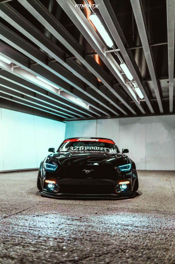 2016 Ford Mustang GT with 19x11 325 Power Yabaking Kf Racing and ...