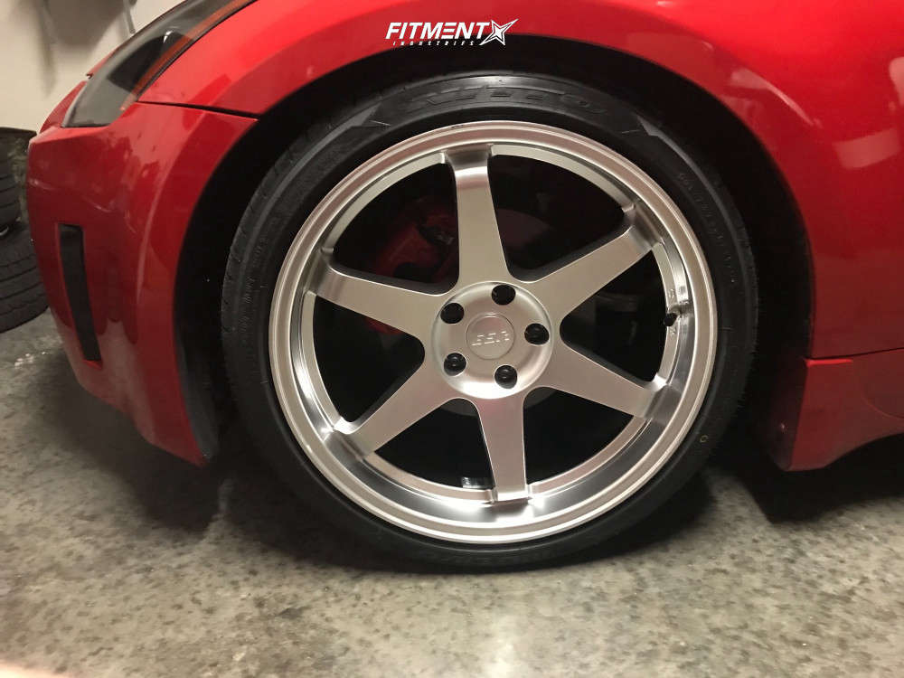 2004 Nissan 350Z Touring with 19x9.5 ESR Sr07 and Nitto 245x35 on Stock ...