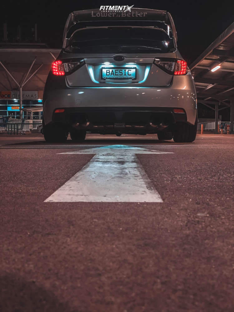 2011 Subaru WRX Base with 18x9.5 Work Emotion D9r and Bridgestone ...