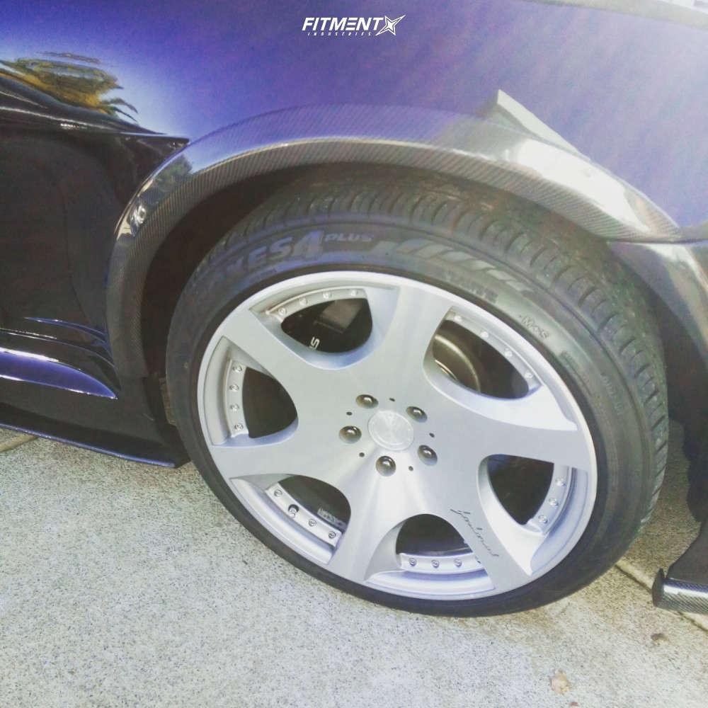 2002 Lexus SC430 Base with 19x9.5 MRR Vp3 and Toyo Tires 235x40 on Air ...