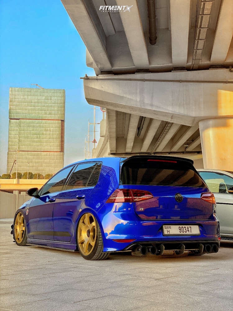 2016 Volkswagen Golf R Base with 19x8.5 Rotiform Six and Michelin ...