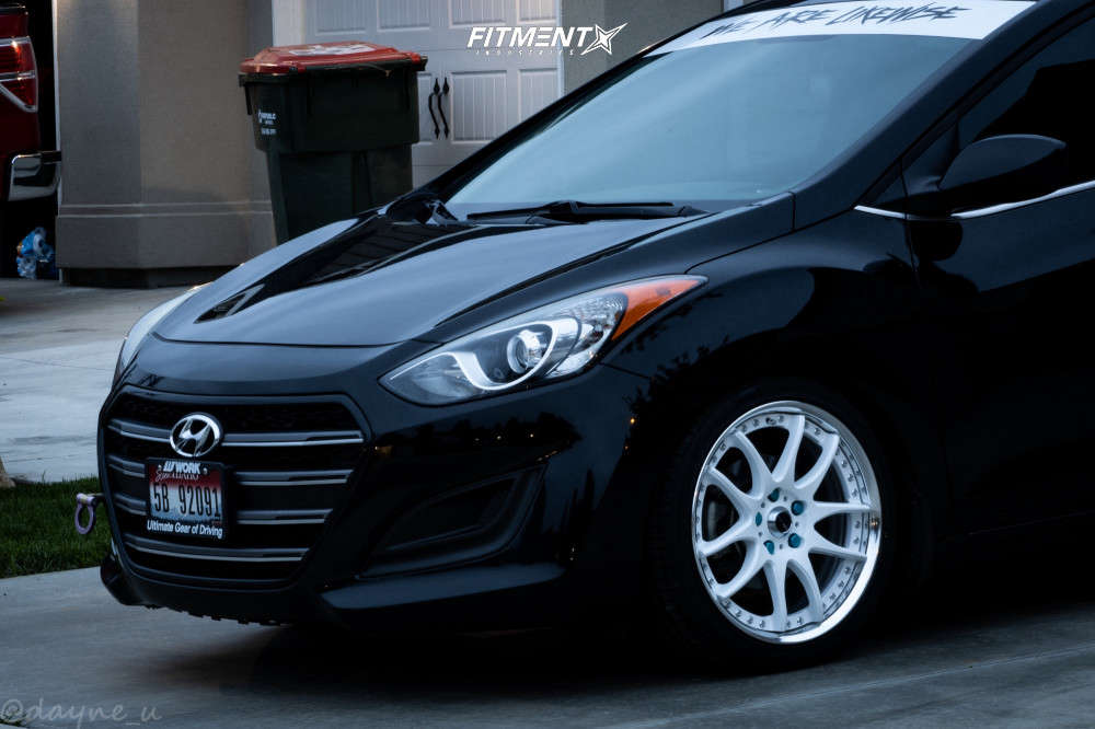 2016 Hyundai Elantra GT Base with 18x9 Work Emotion Cr 3p and Toyo ...