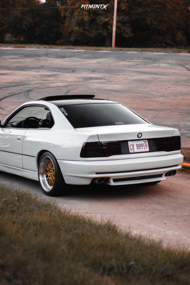 1995 BMW 840Ci Base with 19x9.5 STR STR 601 and Nexen 245x40 on ...