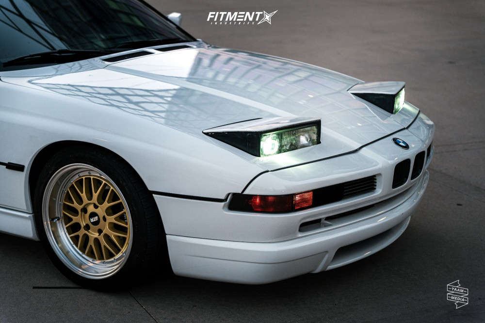 1995 BMW 840Ci Base with 19x9.5 STR STR 601 and Nexen 245x40 on ...