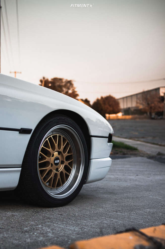 1995 BMW 840Ci Base with 19x9.5 STR STR 601 and Nexen 245x40 on ...