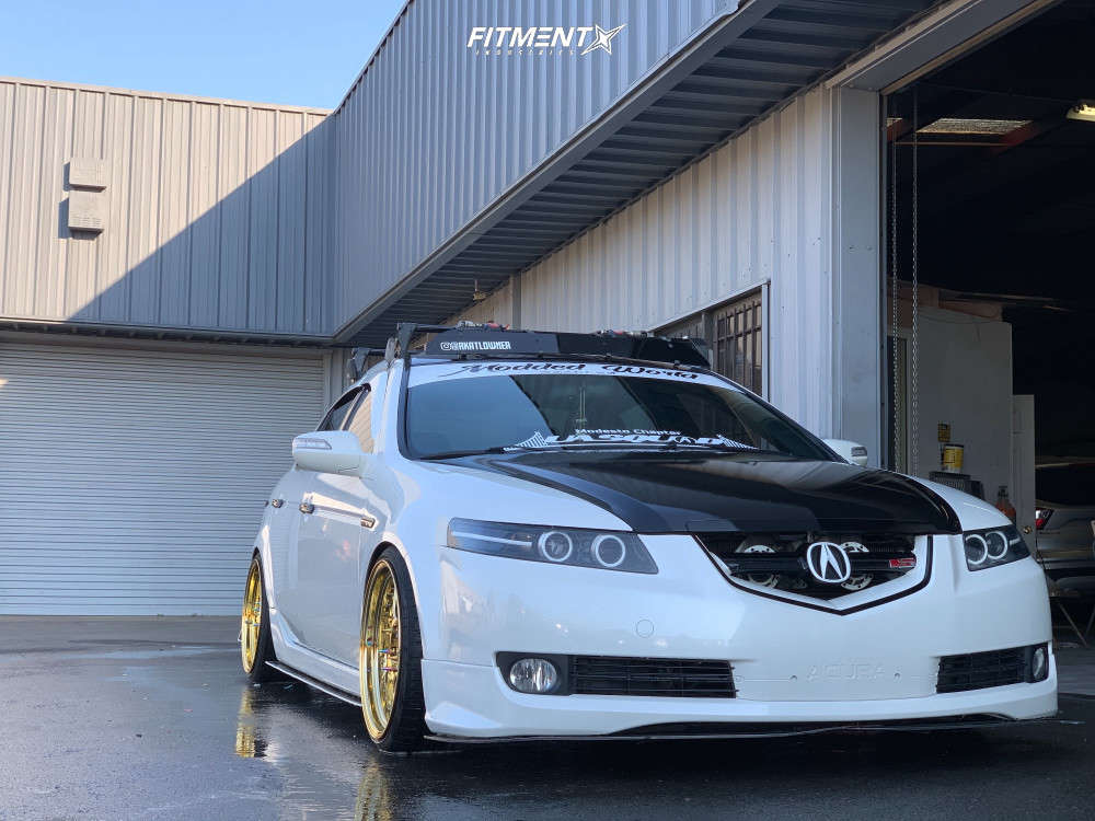 2008 Acura TL Base with 20x9.5 Aodhan Ds01 and Kumho 215x35 on ...