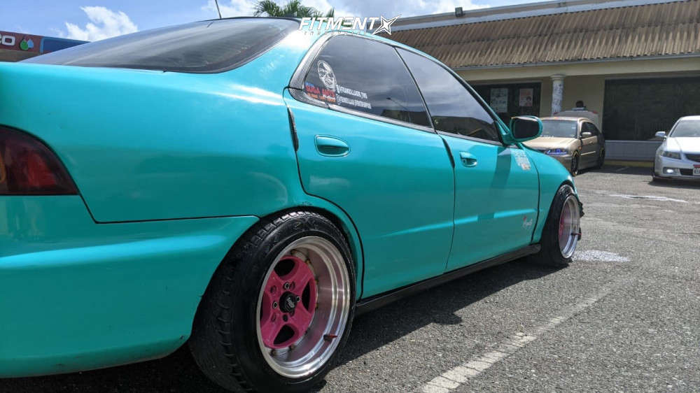 1995 Acura Integra LS with 15x9 ANGLE Equipt and Triangle 195x50 on ...