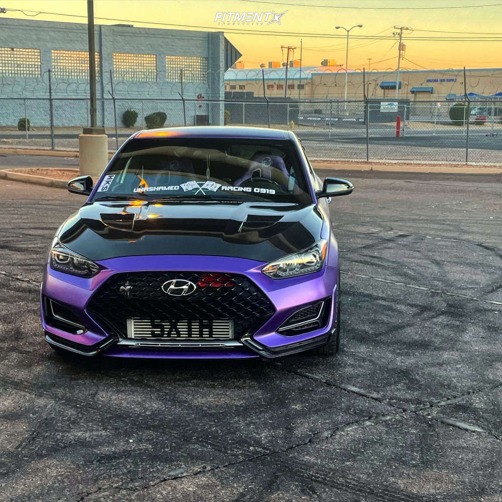 2020 Hyundai Veloster N Base with 18x8.5 Aodhan Ah05 and Michelin ...