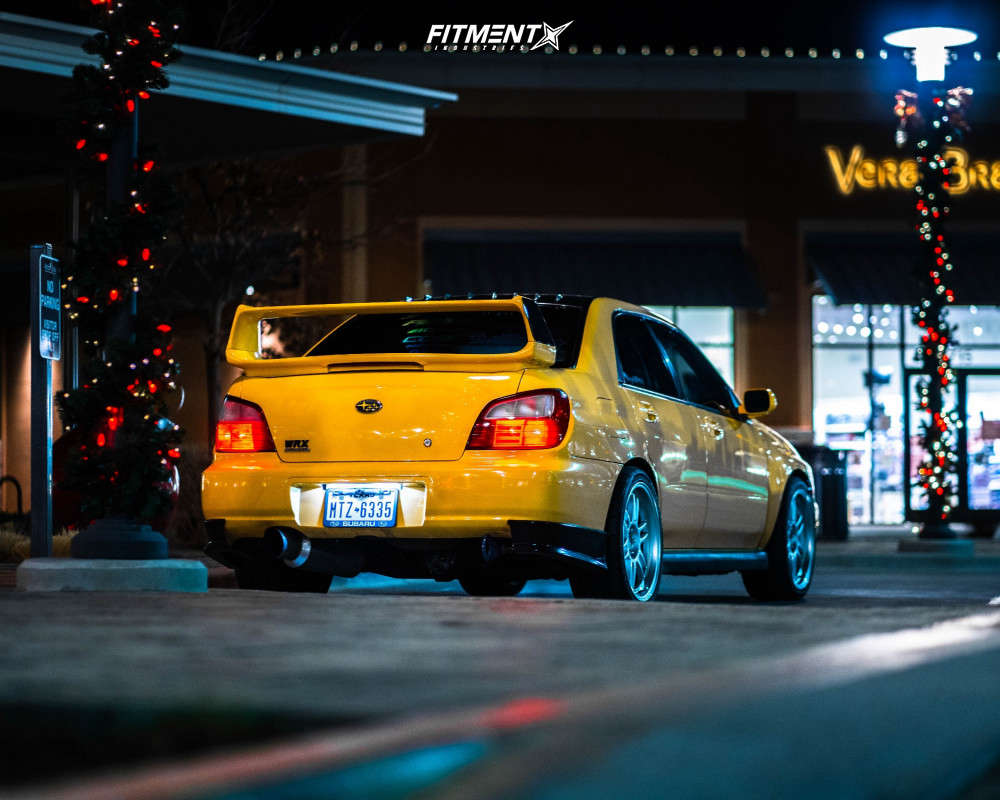 2003 Subaru WRX Base with 18x8.5 ESR Sr11 and Bridgestone 255x35 on ...