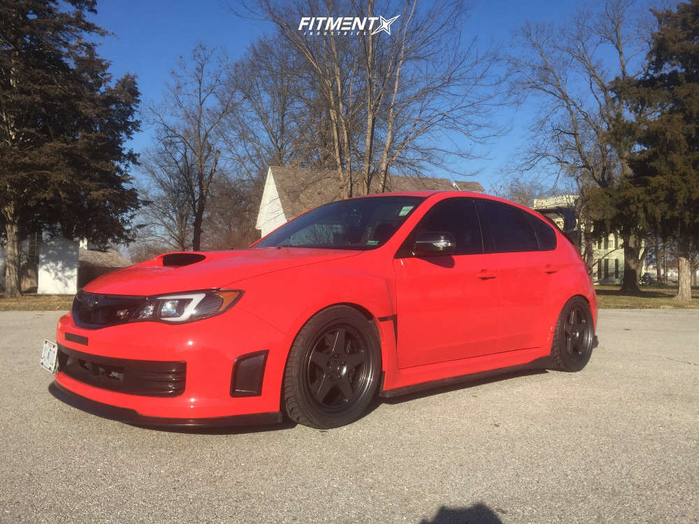 2008 Subaru WRX STI Base with 18x9 Kansei Knp and Federal 255x35 on ...