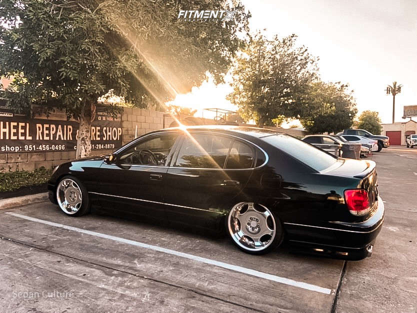 2001 Lexus GS300 Base with 19x9.5 AME Shallen Lx and Delinte 215x35 on ...