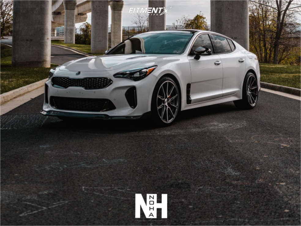 2019 Kia Stinger GT1 with 20x9 Niche Gemello and Continental 245x35 on Stock Suspension ...
