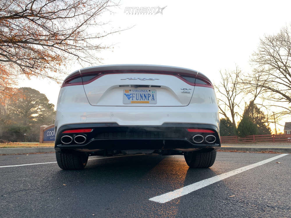 2019 Kia Stinger GT1 with 20x9 Niche Gemello and Continental 245x35 on Stock Suspension ...