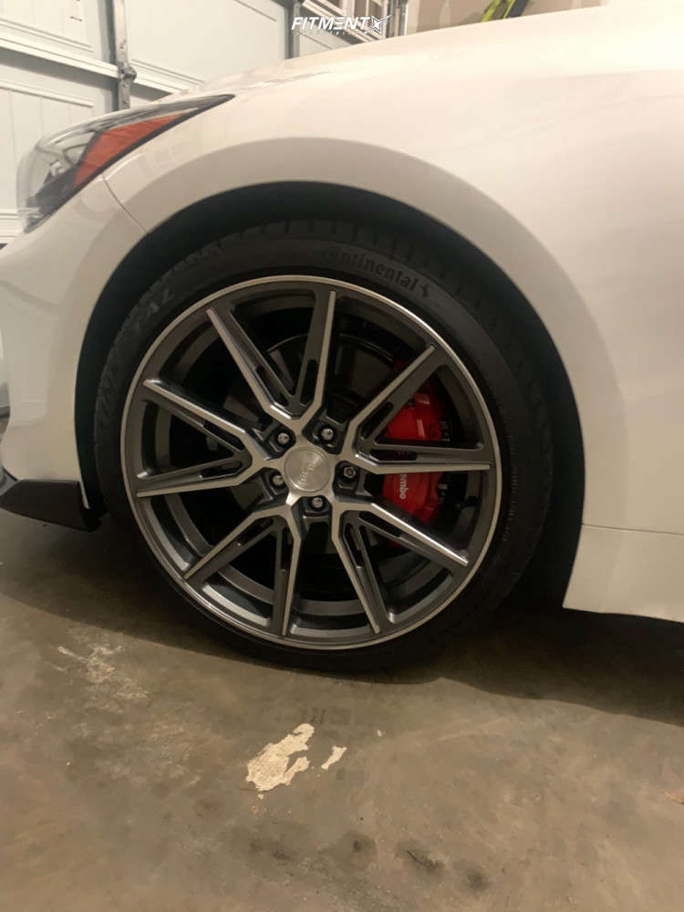 2019 Kia Stinger GT1 with 20x9 Niche Gemello and Continental 245x35 on Stock Suspension ...