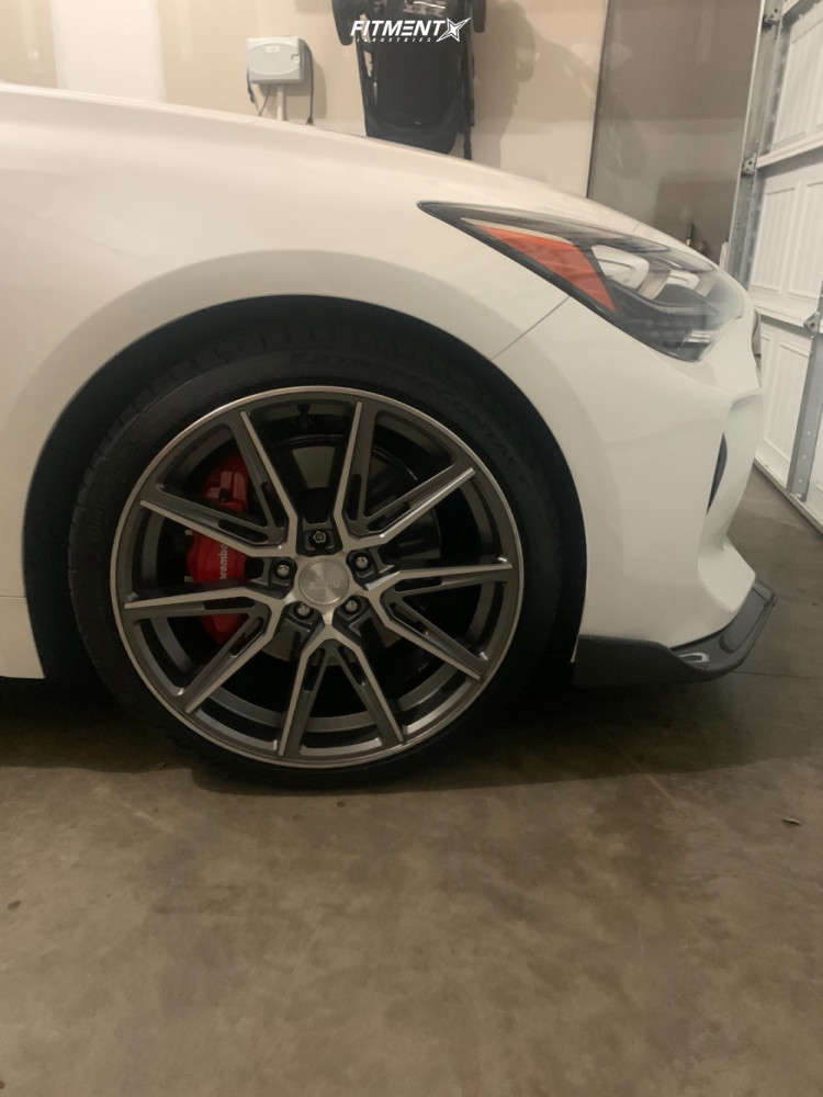 2019 Kia Stinger GT1 with 20x9 Niche Gemello and Continental 245x35 on Stock Suspension ...