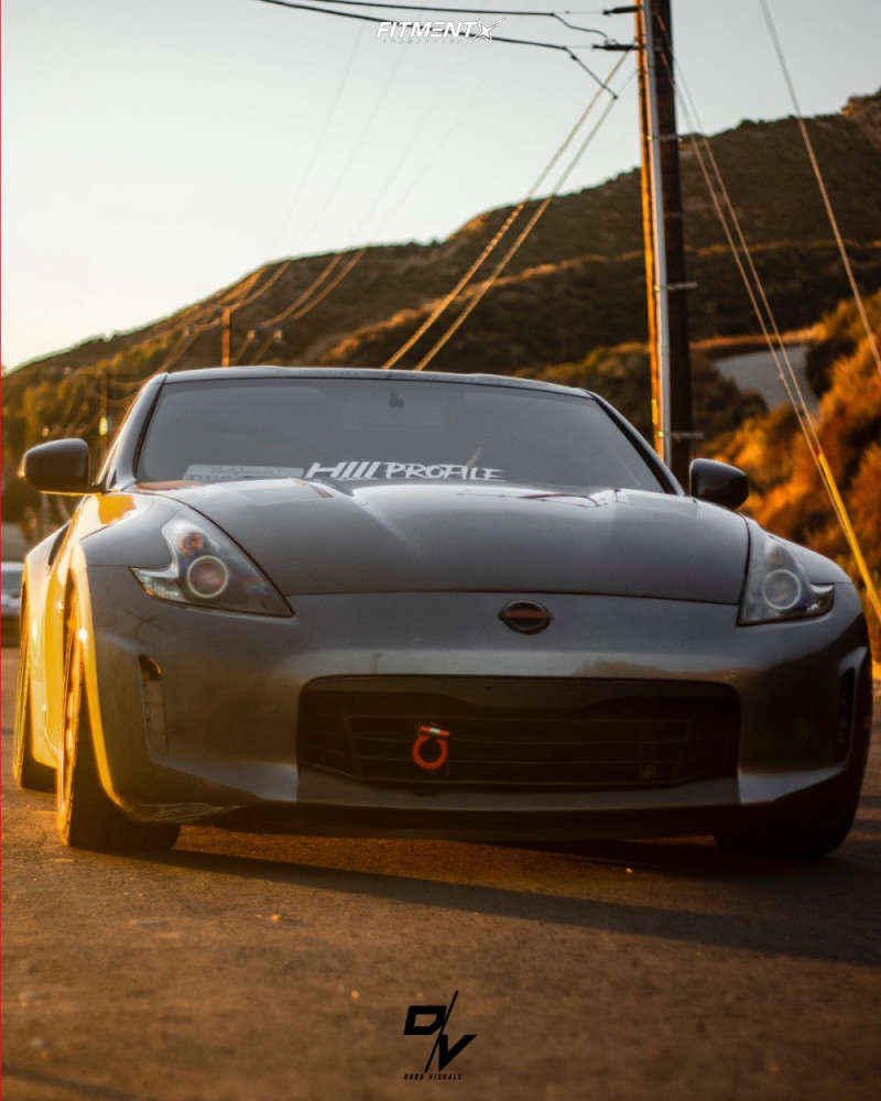 2013 Nissan 370Z Base with 18x9.5 Konig Hexaform and GT Radial 265x35 ...