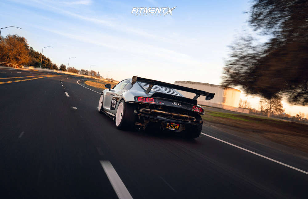 2009 Audi R8 Base with 19x8.5 Rotiform Zmo-m and Nankang 245x35 on ...