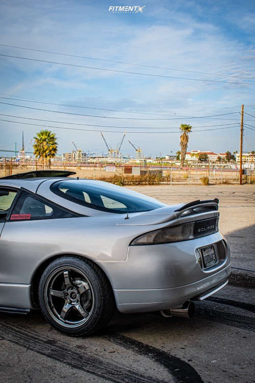 1996 Mitsubishi Eclipse GSX with 17x9 Volk 57cr and Federal 255x40 on ...