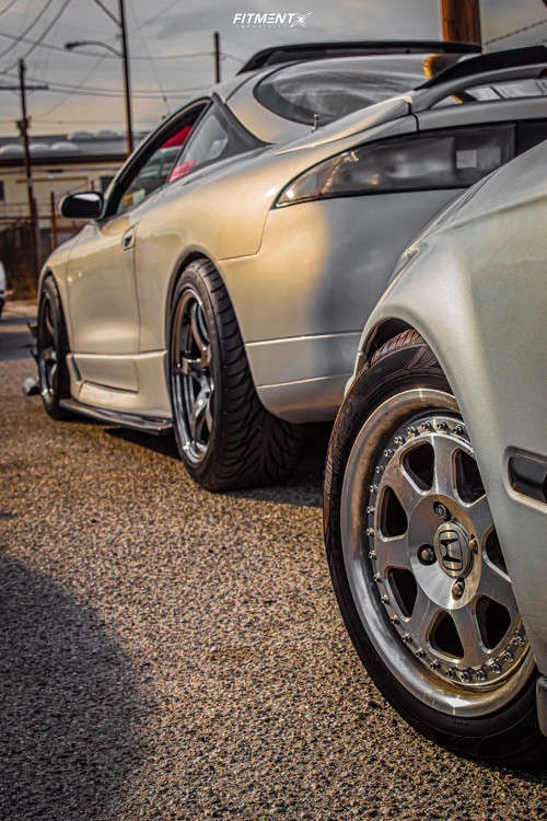 1996 Mitsubishi Eclipse GSX with 17x9 Volk 57cr and Federal 255x40 on ...