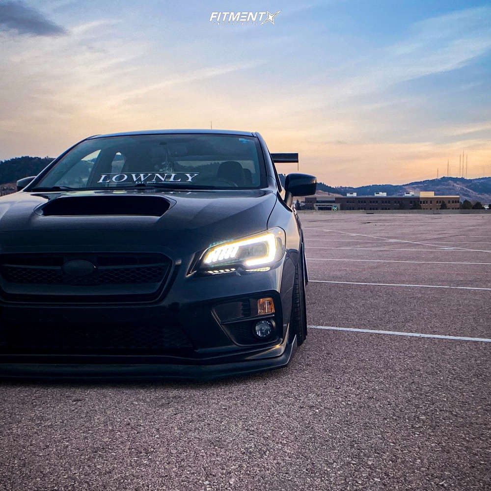 2016 Subaru WRX Base with 18x10.5 Aodhan Ds02 and Nankang 245x35 on Air ...