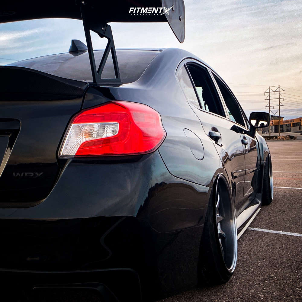 2016 Subaru WRX Base with 18x10.5 Aodhan Ds02 and Nankang 245x35 on Air ...