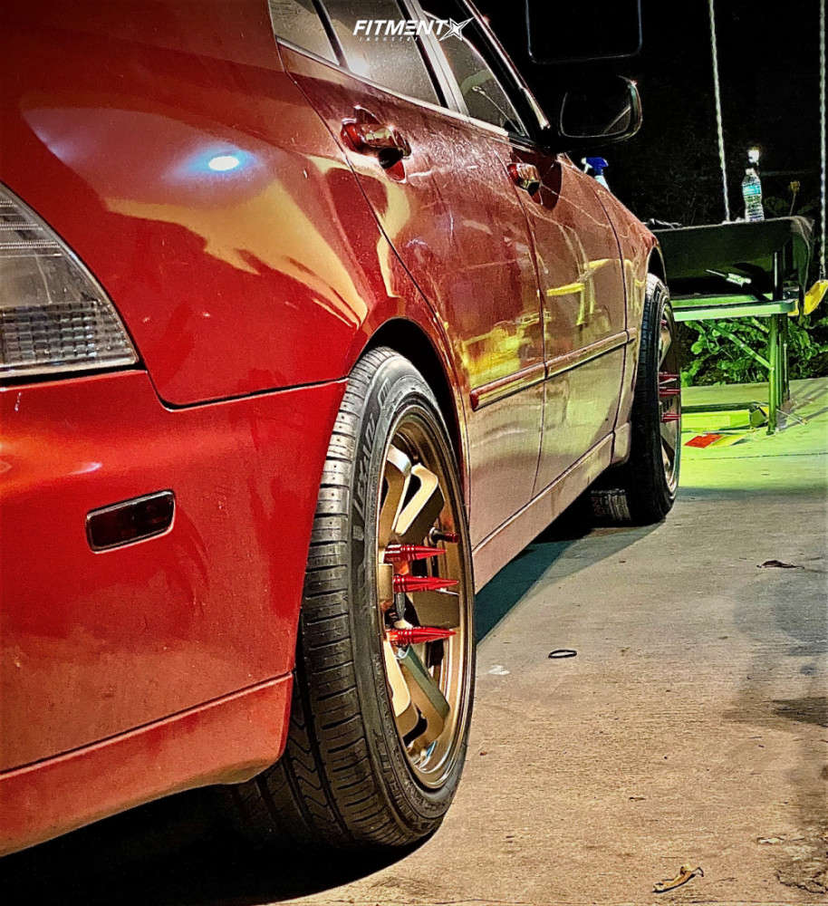 2001 Lexus IS300 Base with 17x9 MST Mt01 and Lexani 225x45 on Lowering ...