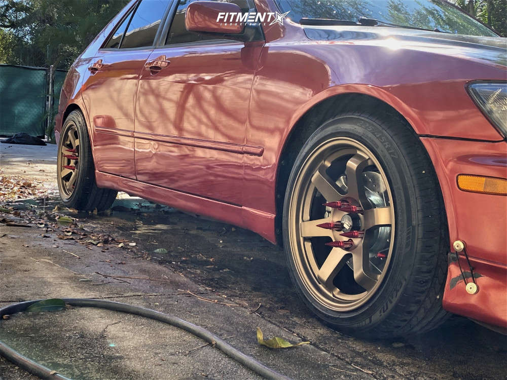 2001 Lexus IS300 Base with 17x9 MST Mt01 and Lexani 225x45 on Lowering ...