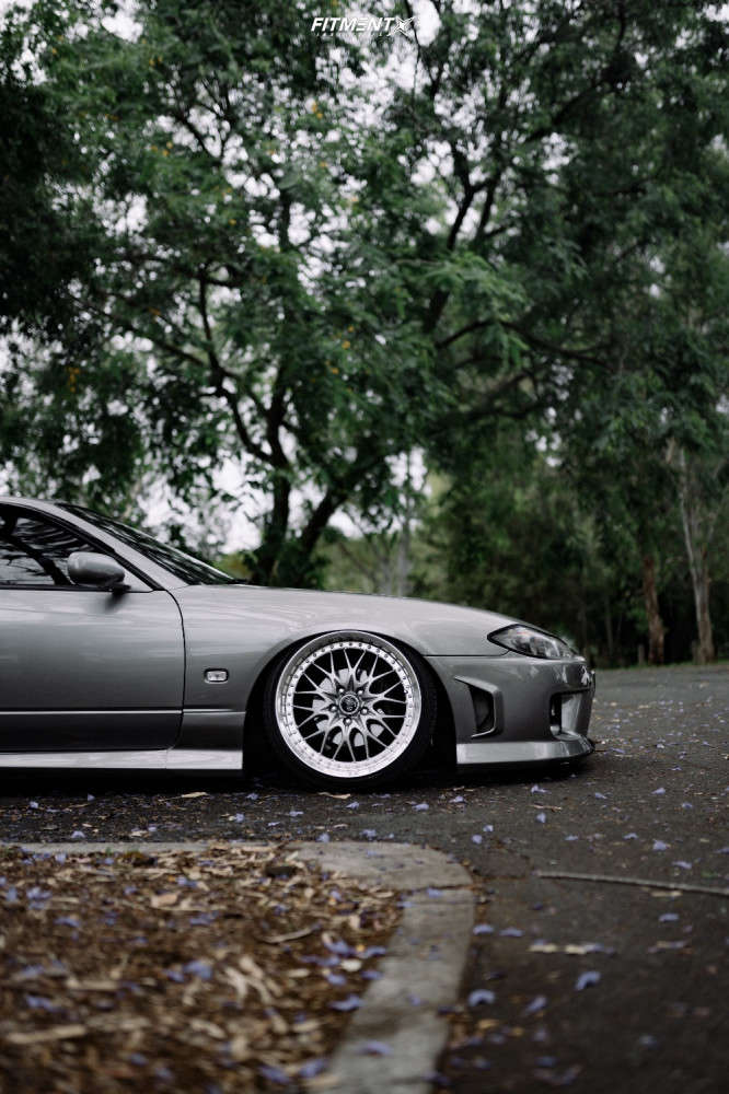 2002 Nissan 200SX Base with 18x9.5 Work Rezax Ii and WinRun 215x35 on ...