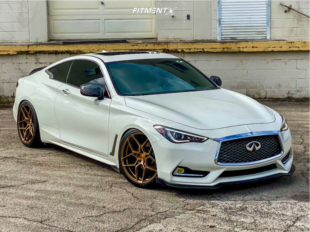 2018 INFINITI Q60 Luxe with 20x9 Rohana Rfx11 and Falken 245x35 on ...