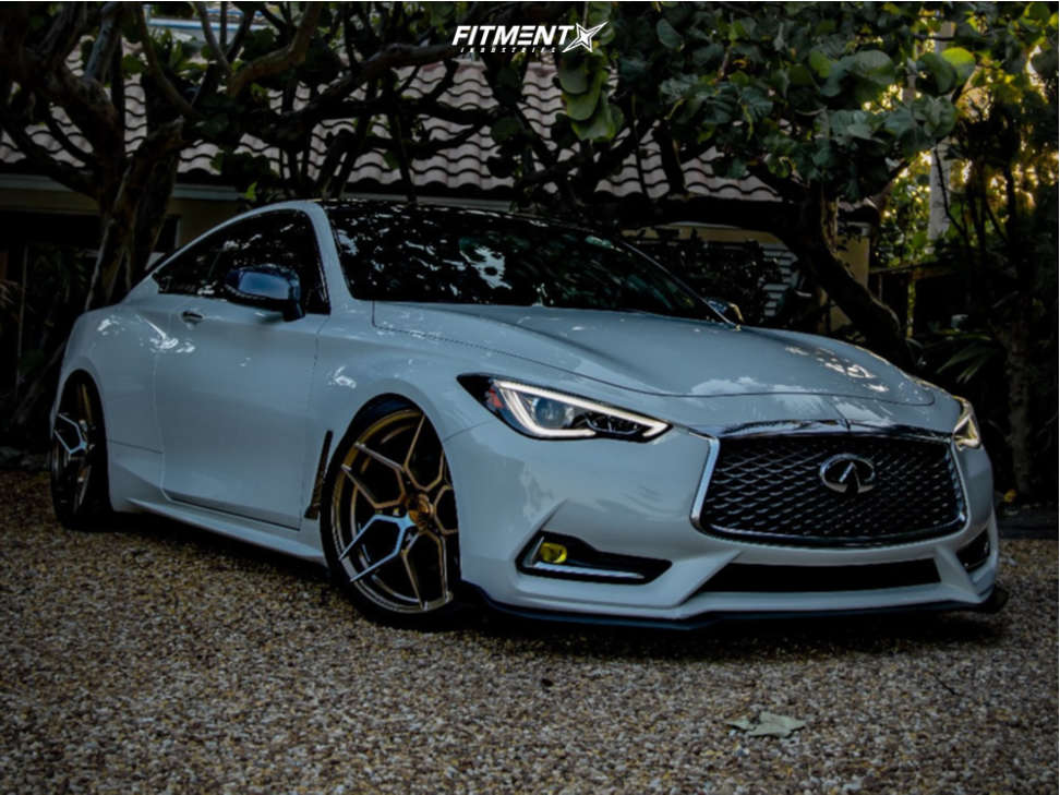 2018 INFINITI Q60 Luxe with 20x9 Rohana Rfx11 and Falken 245x35 on ...