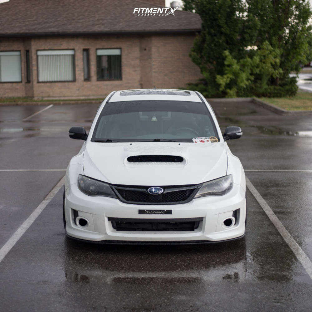 2012 Subaru WRX Base with 18x10 Rota Svn-r and Nitto 255x40 on Coilovers | 1419759 | Fitment ...