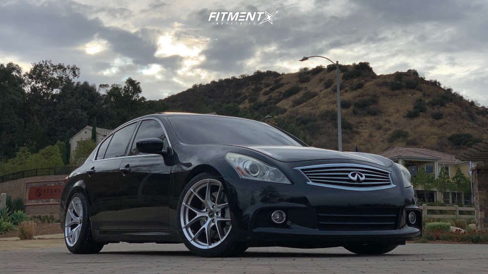 2013 INFINITI G37 Sport with 19x9.5 ESR Rf2 and Federal 255x35 on ...