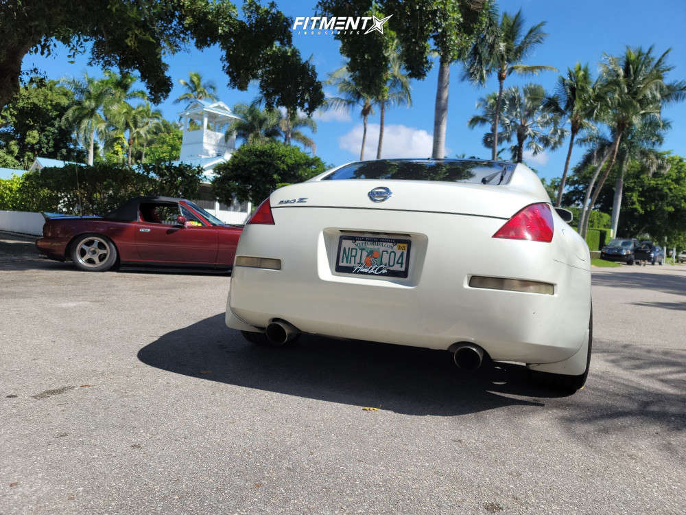 2003 Nissan 350Z Touring with 18x9.5 Option Lab R716 and Nankang 245x40 ...