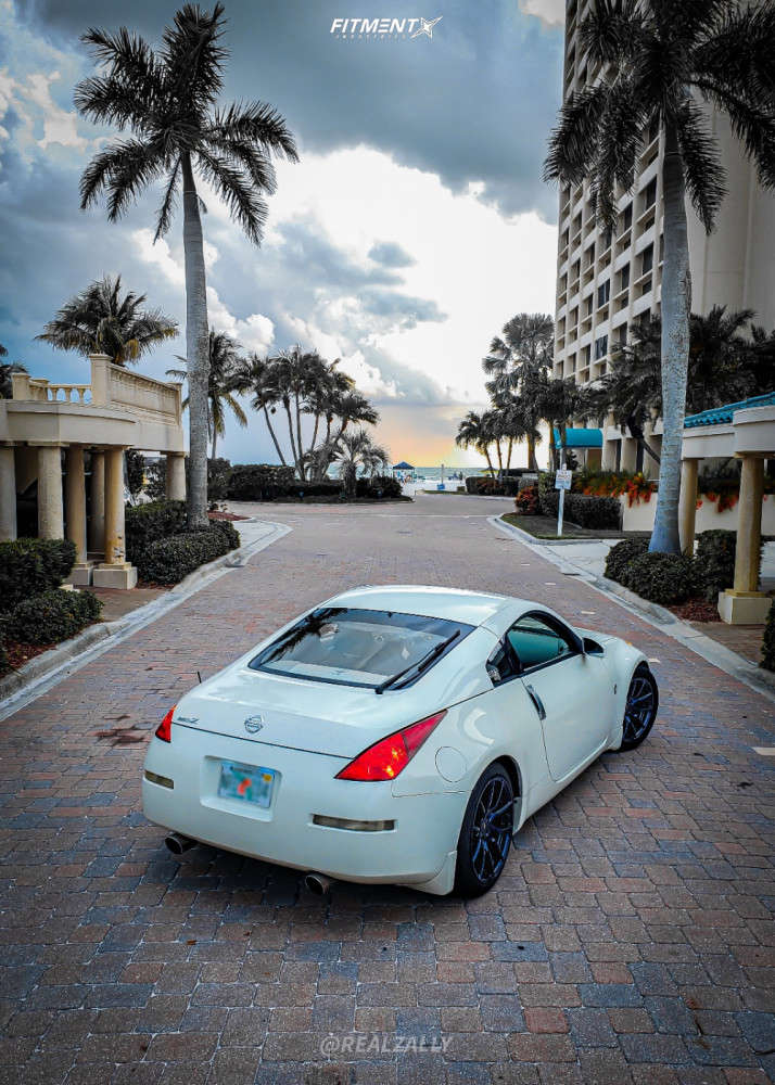 2003 Nissan 350Z Touring with 18x9.5 Option Lab R716 and Nankang 245x40 ...