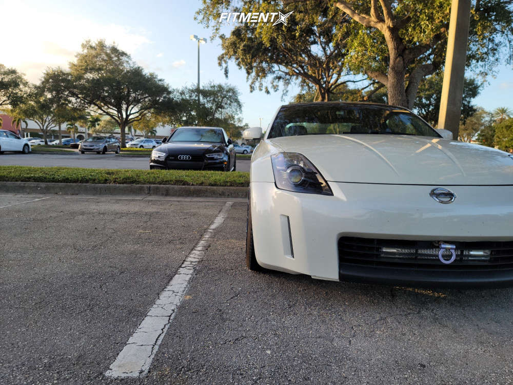 2003 Nissan 350Z Touring with 18x9.5 Option Lab R716 and Nankang 245x40 ...