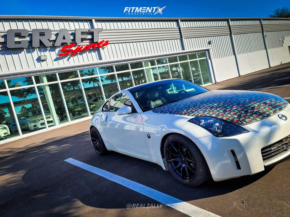 2003 Nissan 350Z Touring with 18x9.5 Option Lab R716 and Nankang 245x40 ...