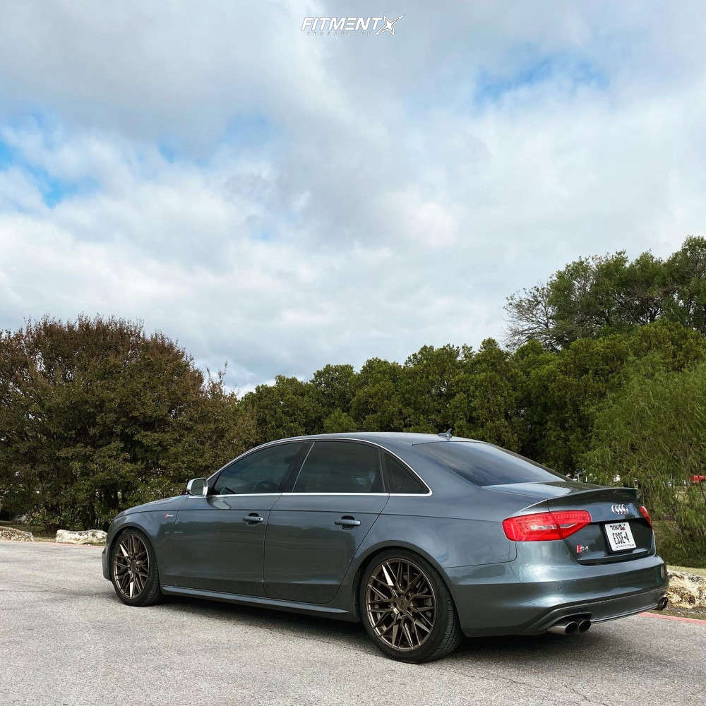 2013 Audi S4 Base with 19x8.5 Niche Gamma and Continental 235x40 on ...