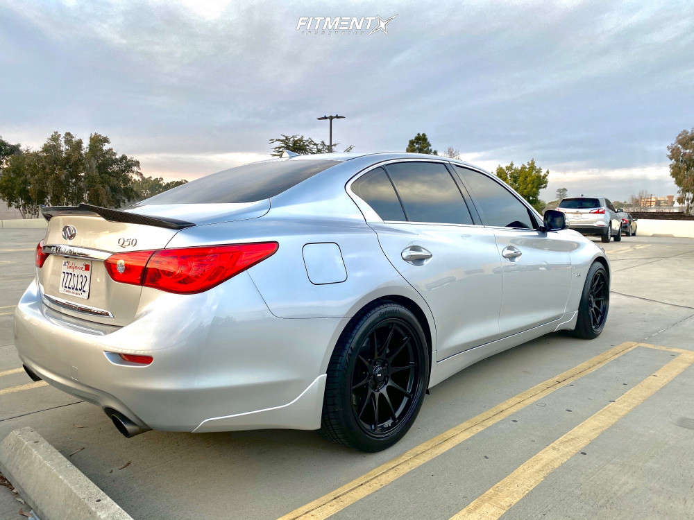 2017 INFINITI Q50 Base with 19x9.5 Konig Dekagram and Continental ...