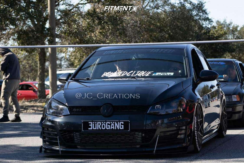 2015 Volkswagen GTI S with 18x8.5 Rotiform BLQ and Achilles 215x40 on ...