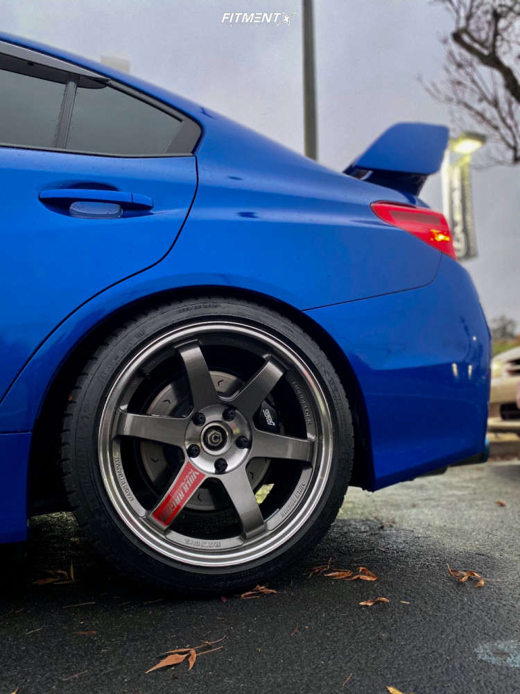 2016 Subaru WRX STI Limited with 18x9.5 Volk Te37sl and Michelin 255x35 ...