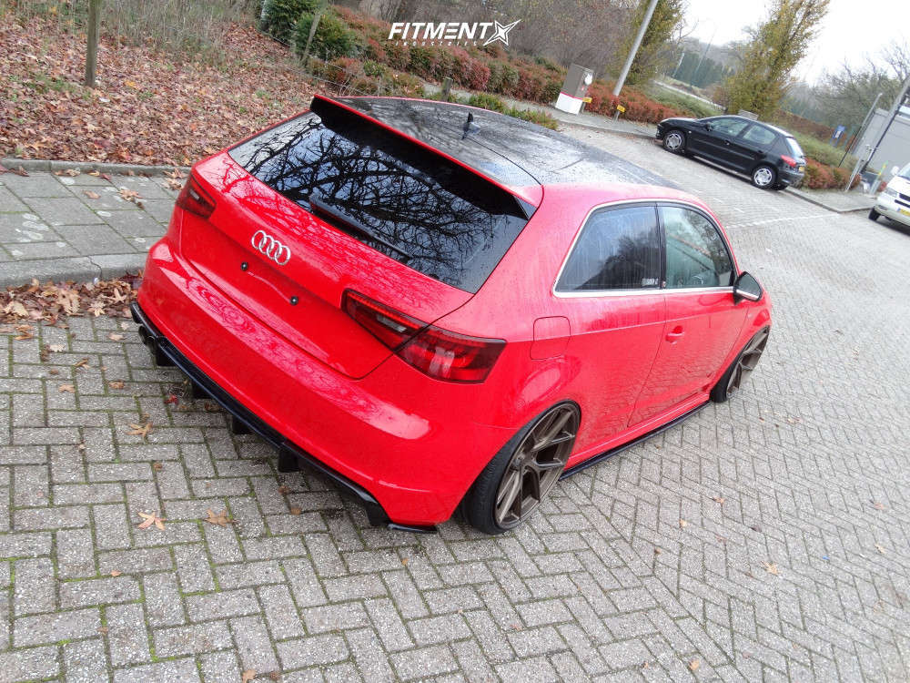 2013 Audi A3 Base with 19x9.5 JR SL01 and Nankang 215x35 on Air ...